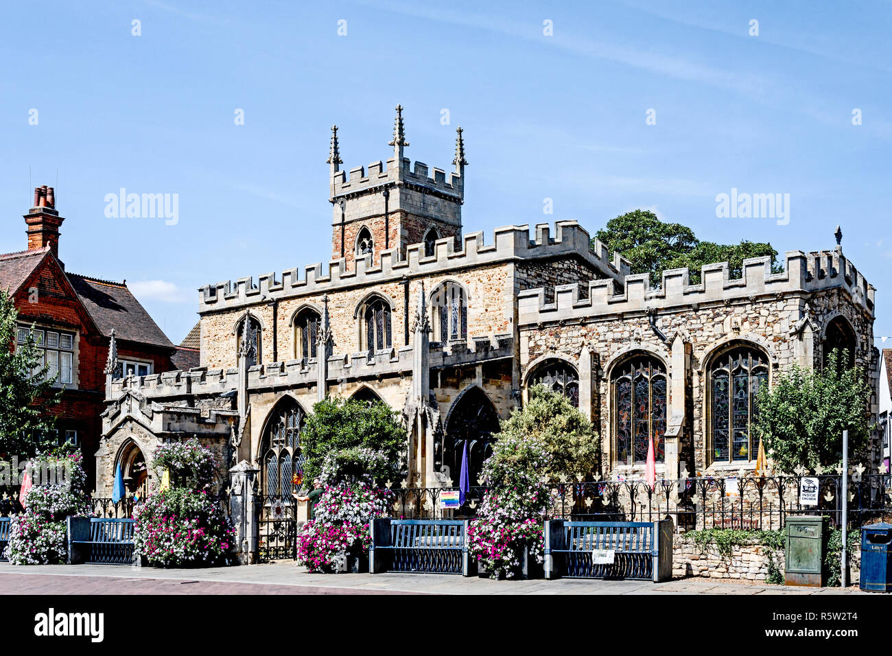 Huntingdon (Cambridgeshire): All Saints' Church Stock Photo - Alamy