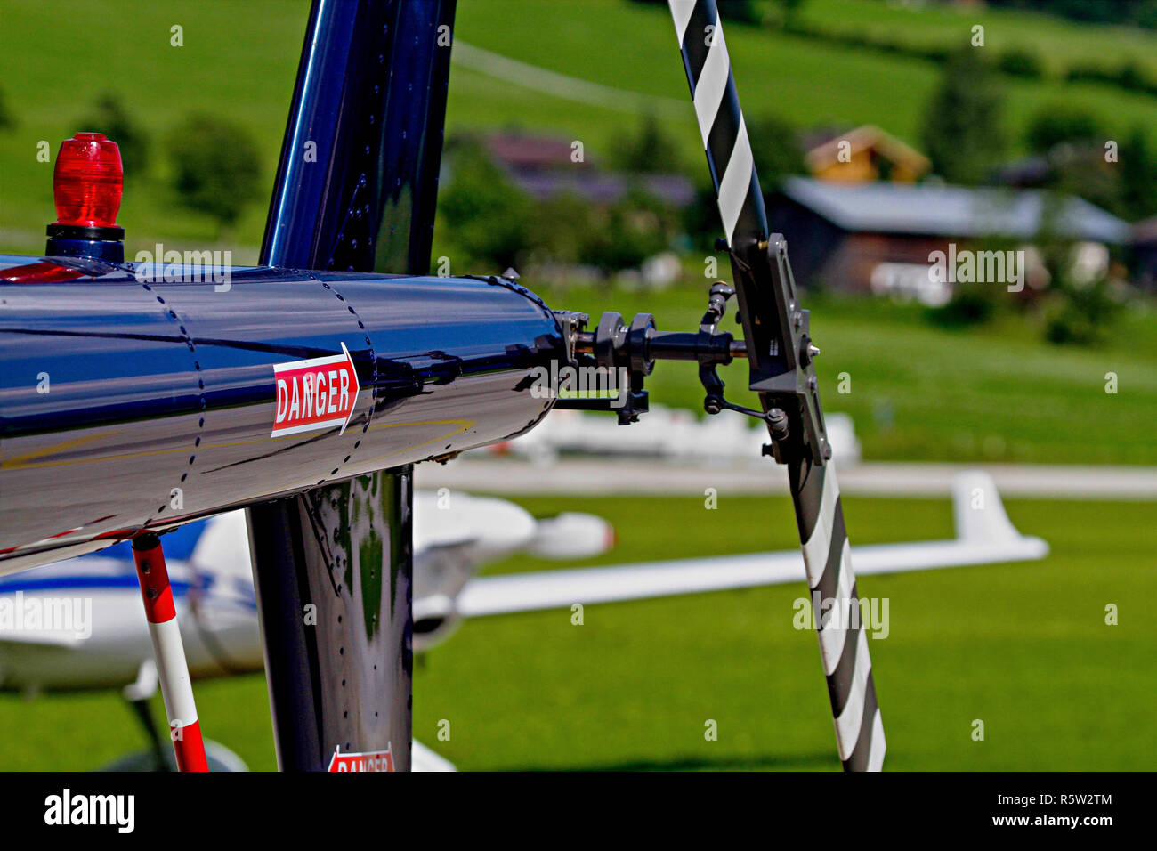 helicopter tail rotor Stock Photo - Alamy