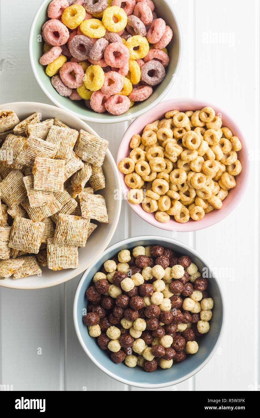 Various breakfast cereals Stock Photo - Alamy