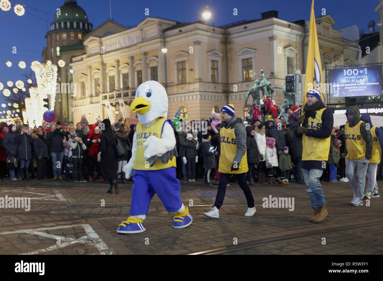 Helsinki, Finland - November 25, 2018: Helsinki Seagulls basketball ...