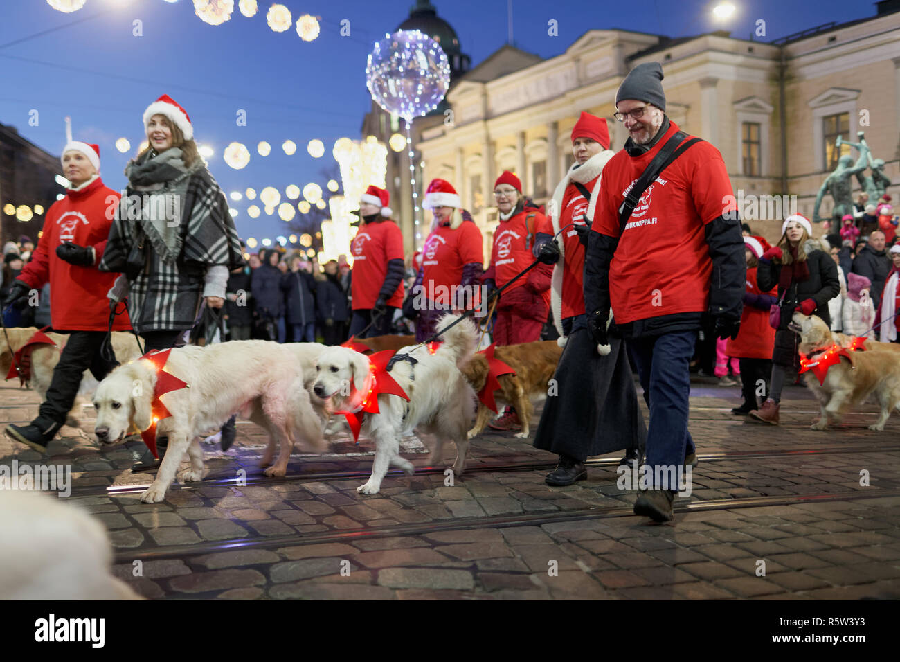 Helsinki, Finland - November 25, 2018: Parade dedicated to the opening ...
