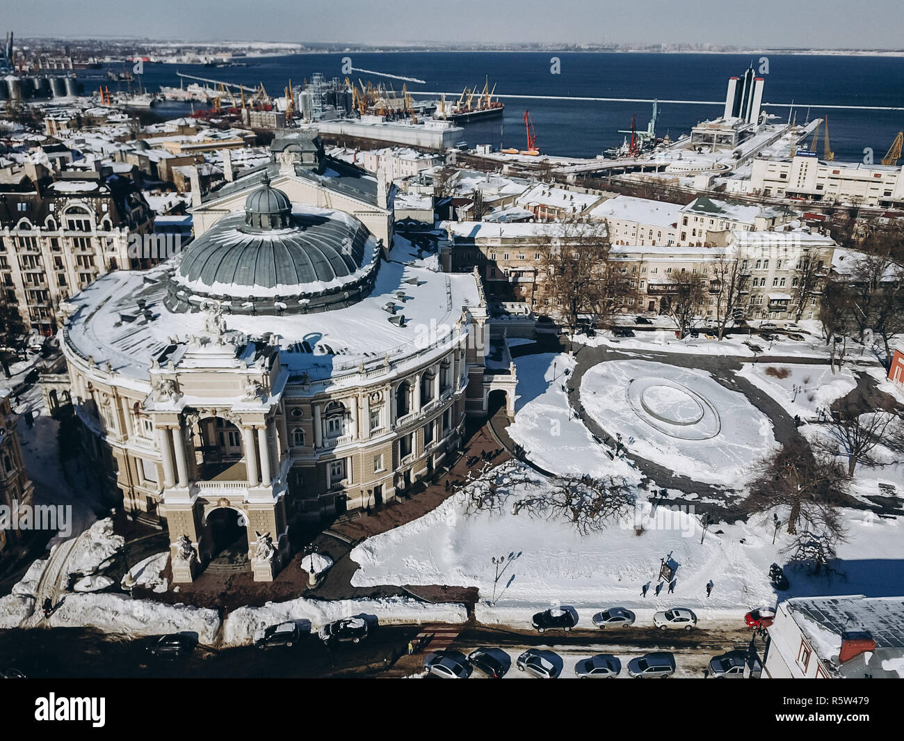 Odessa Opera and Ballet Theater with a bird's eye view Stock Photo - Alamy