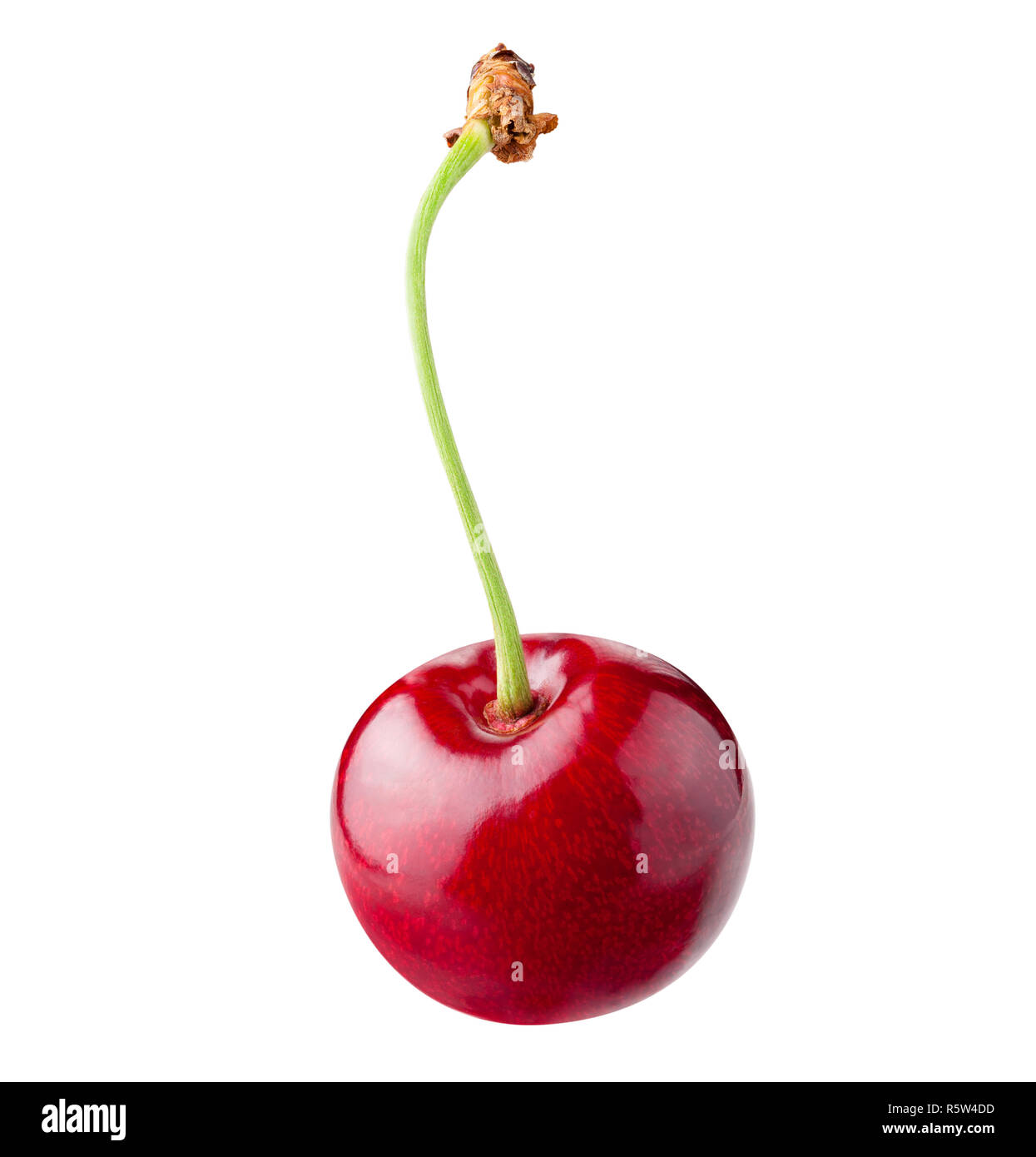 Cherry isolated on white background with clipping path Stock Photo - Alamy