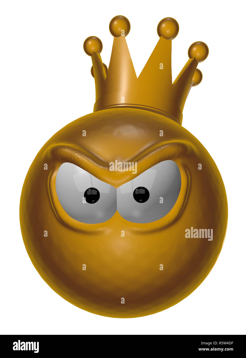 Cartoon king angry expression hi-res stock photography and images - Alamy