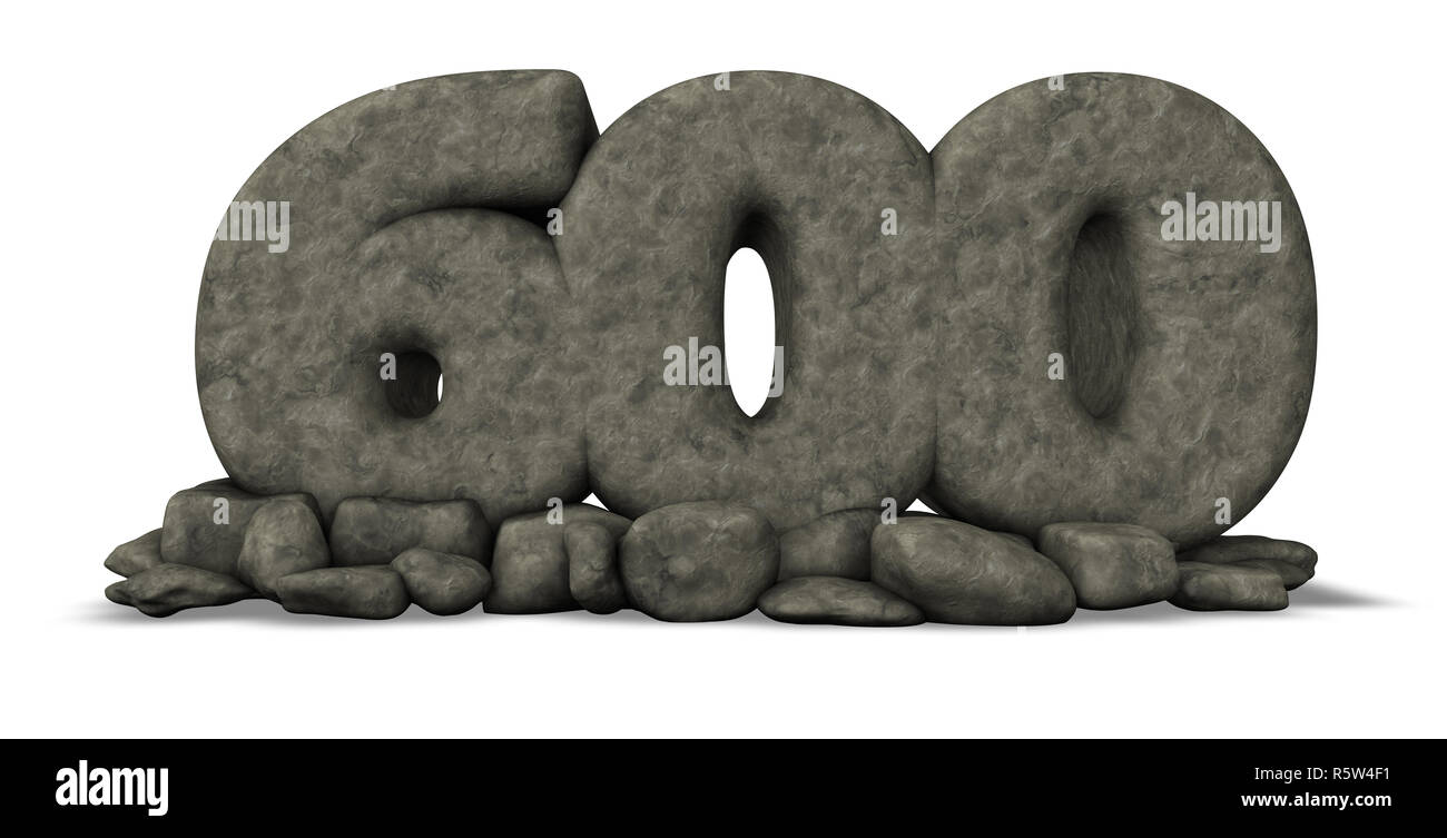 3d number 600 hi-res stock photography and images - Alamy
