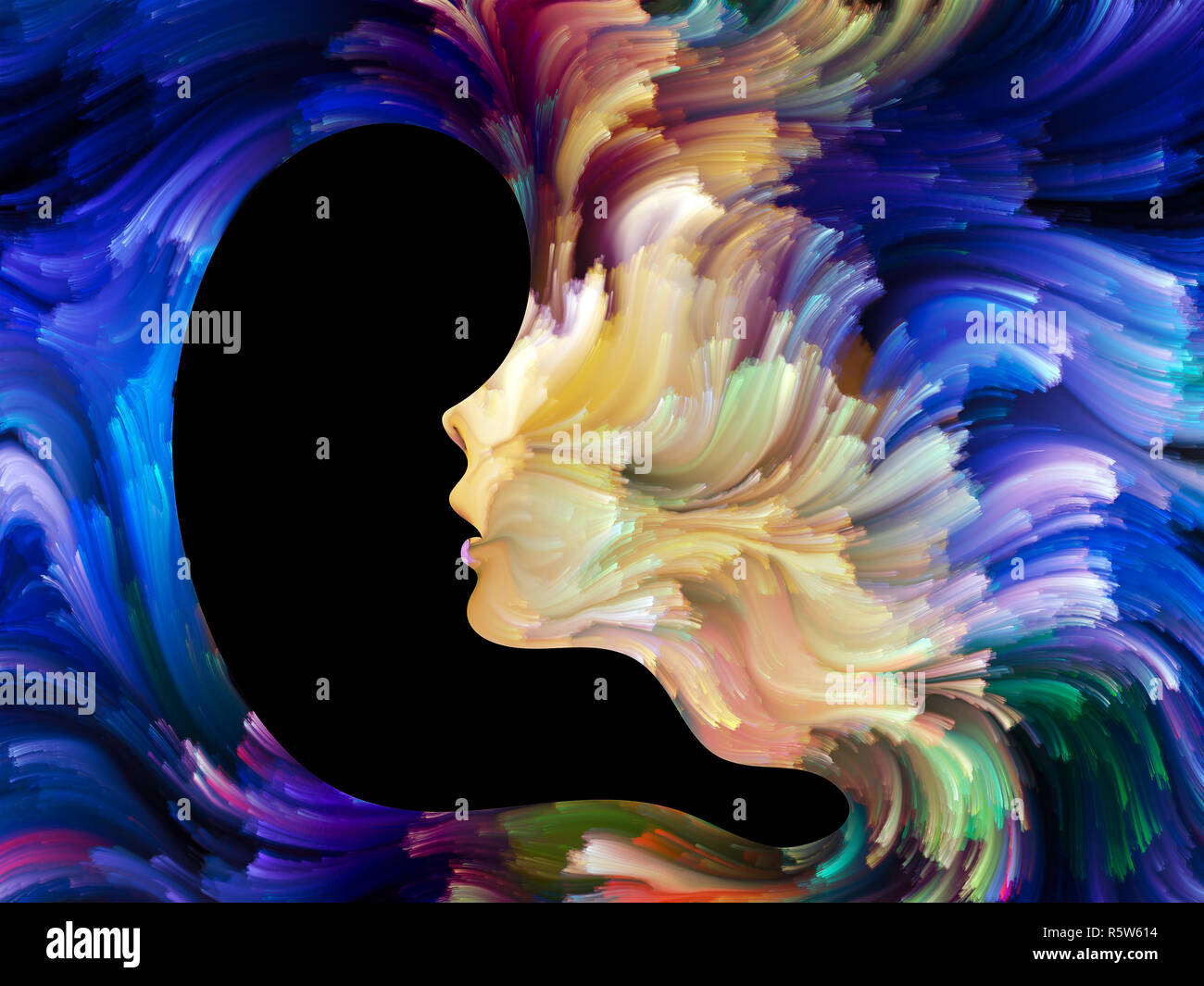 Elements of Paint Stock Photo - Alamy