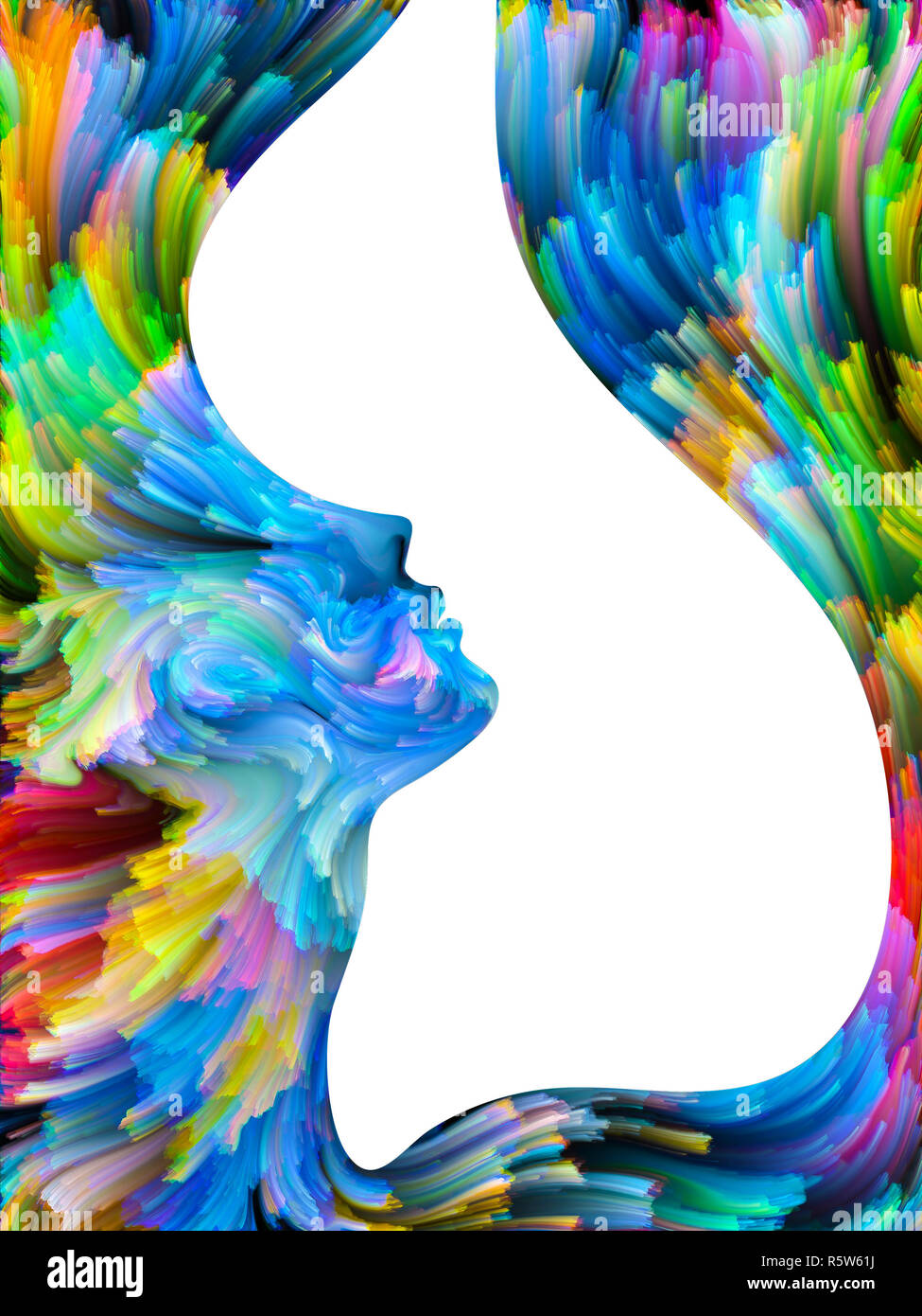 Illusions of Paint Stock Photo - Alamy