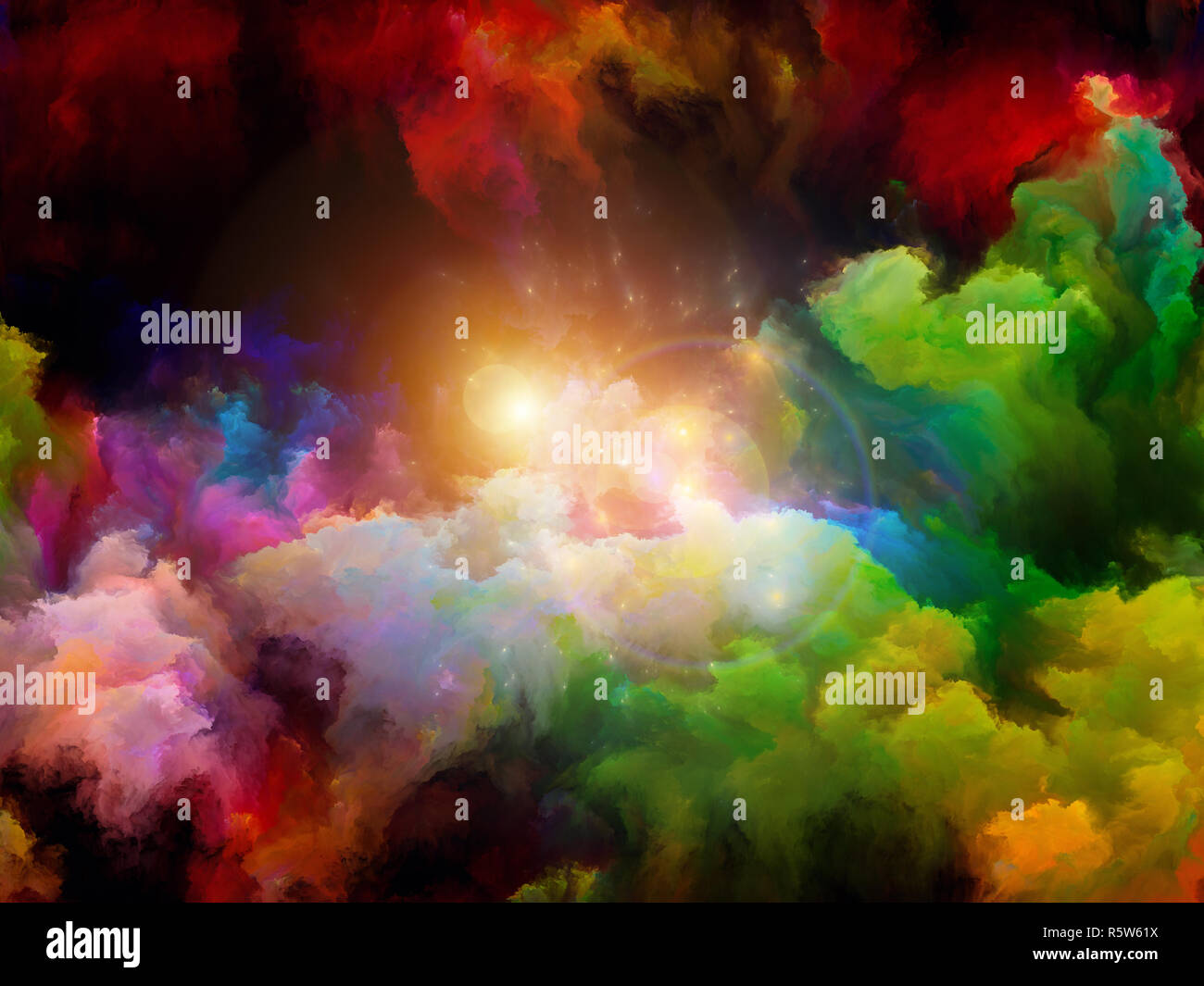 Inner Life of Color Space Stock Photo - Alamy