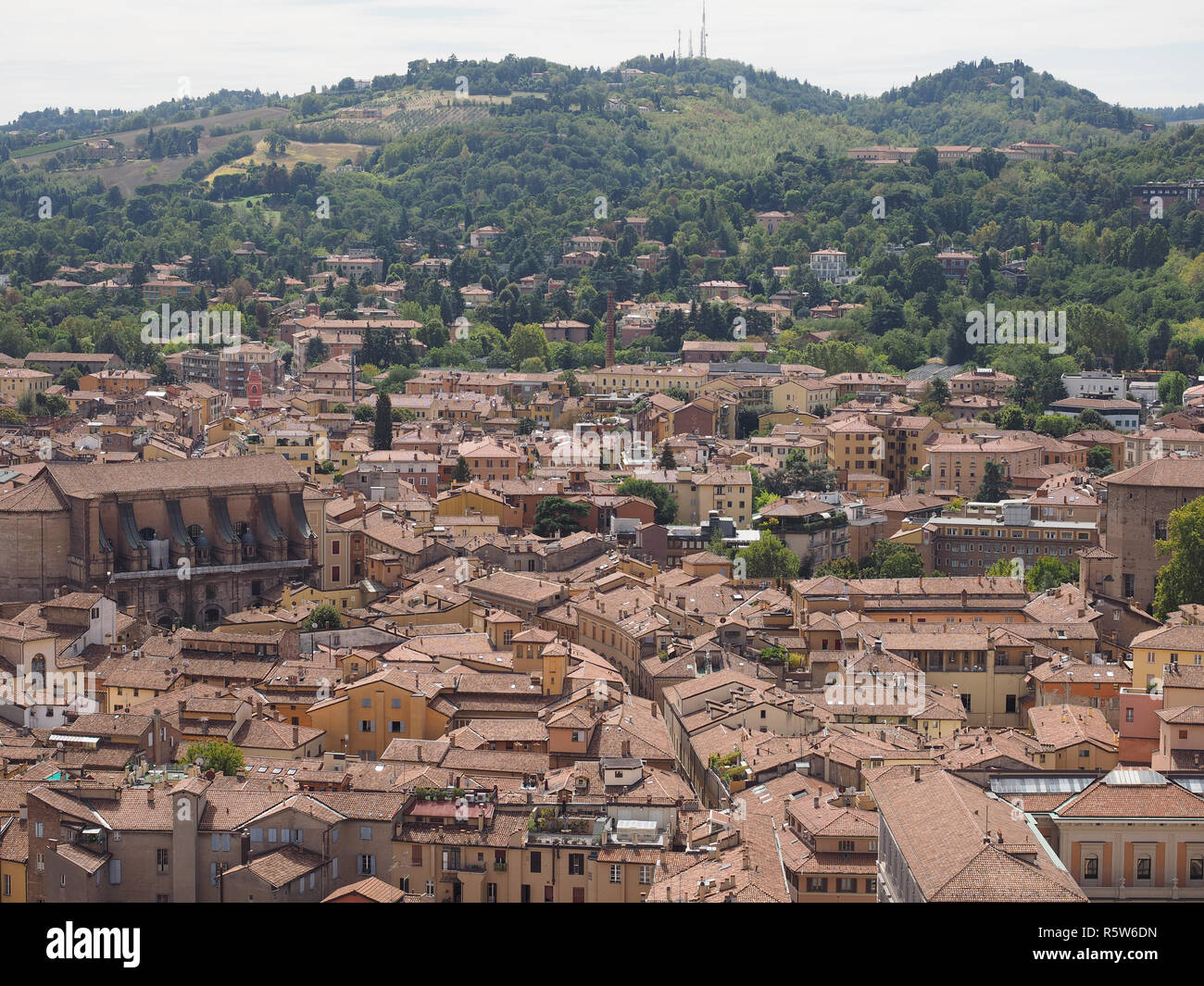 Aerial view of Bologna Stock Photo - Alamy