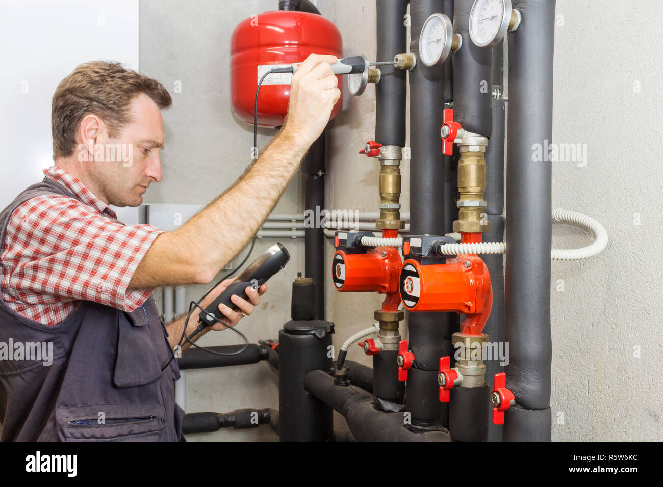 Temperature dial boiler hi-res stock photography and images - Alamy