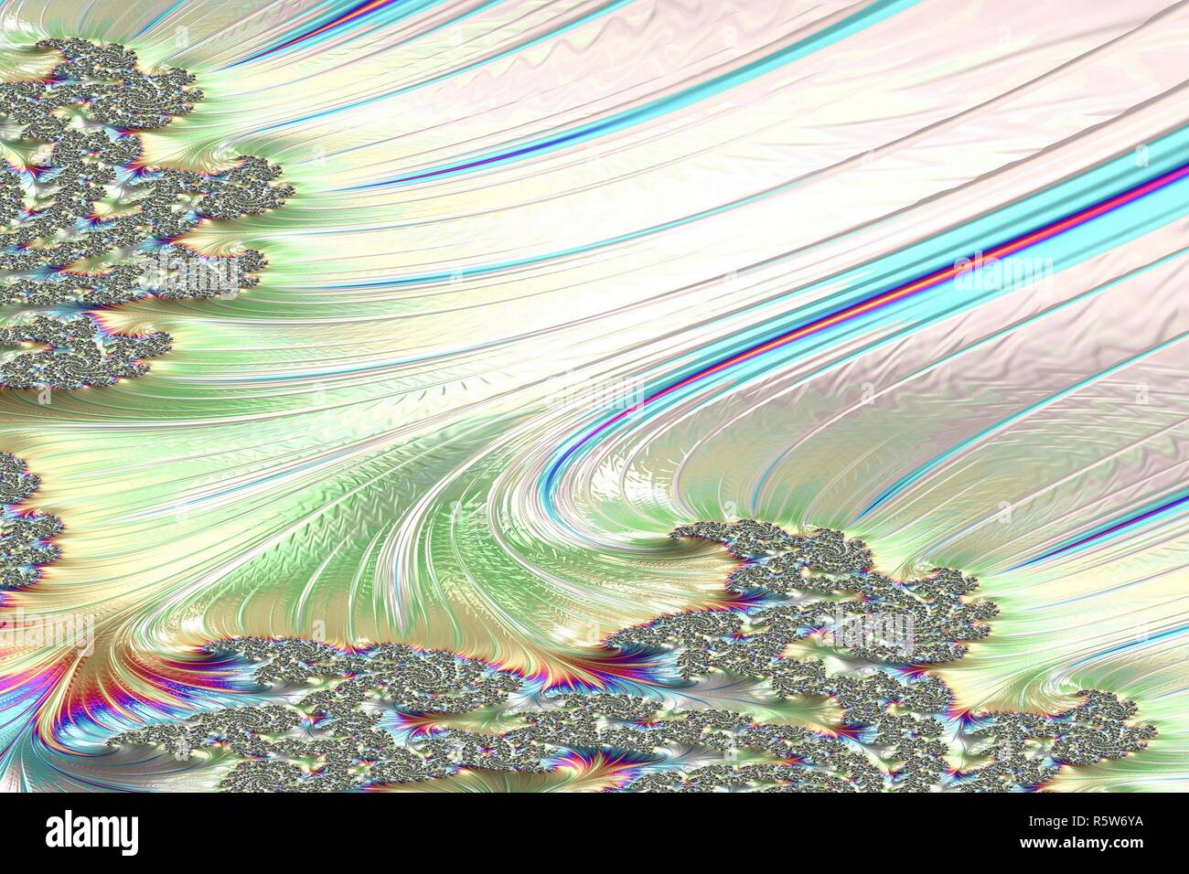 This is an image of fractal art. Fractals are unique pieces of artwork ...