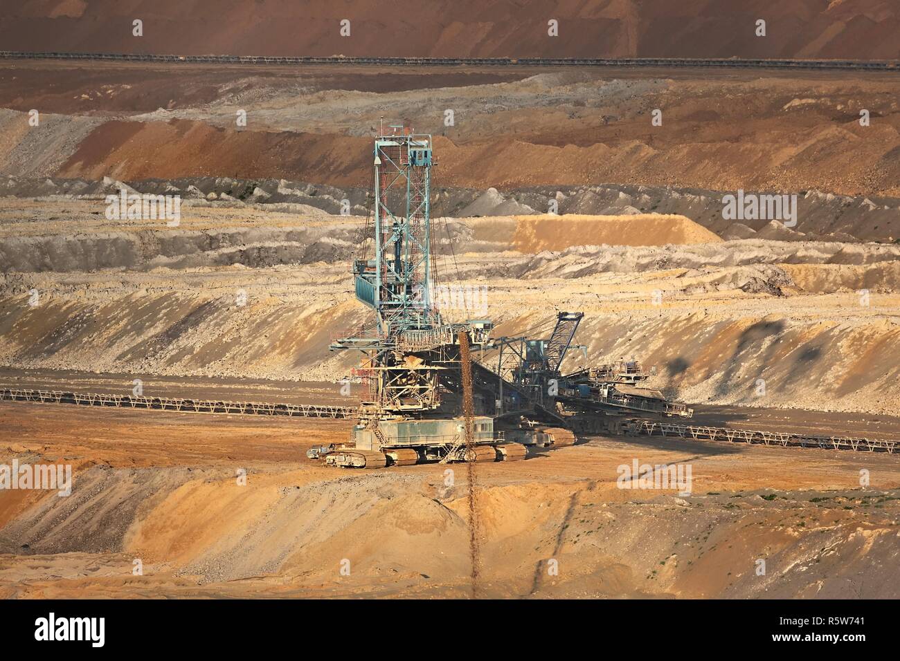 Coal Mine Excavation Stock Photo - Alamy