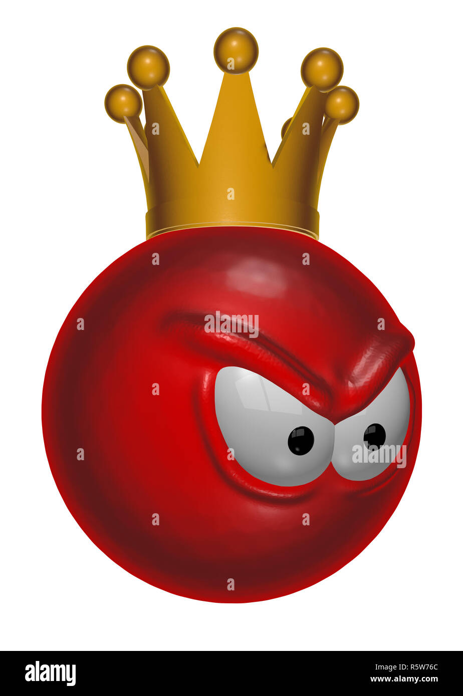 Cartoon king angry expression hi-res stock photography and images - Alamy