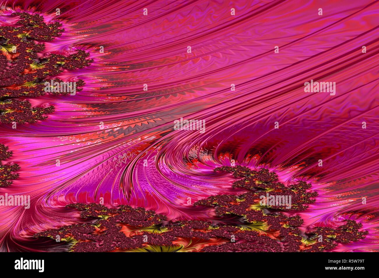 This is an image of fractal art. Fractals are unique pieces of artwork ...