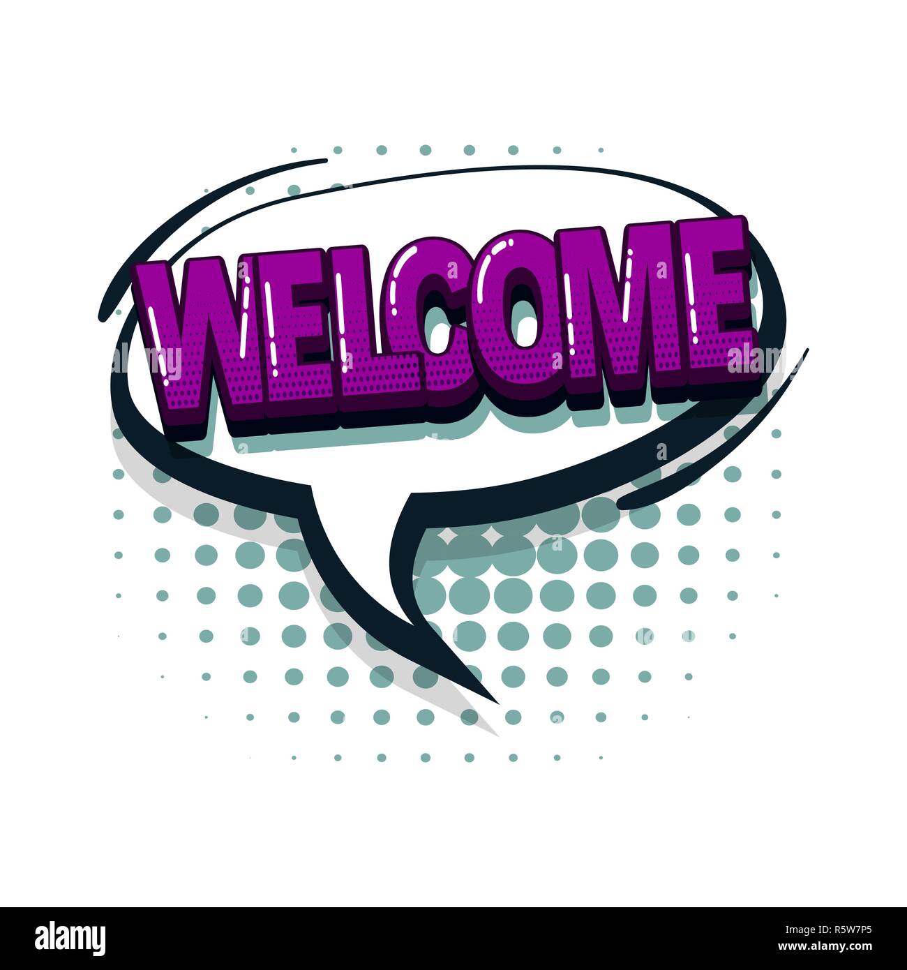 Welcome collection Stock Vector Images - Alamy