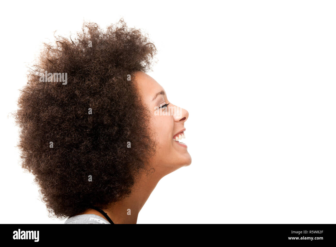Back photo young woman Cut Out Stock Images & Pictures - Alamy