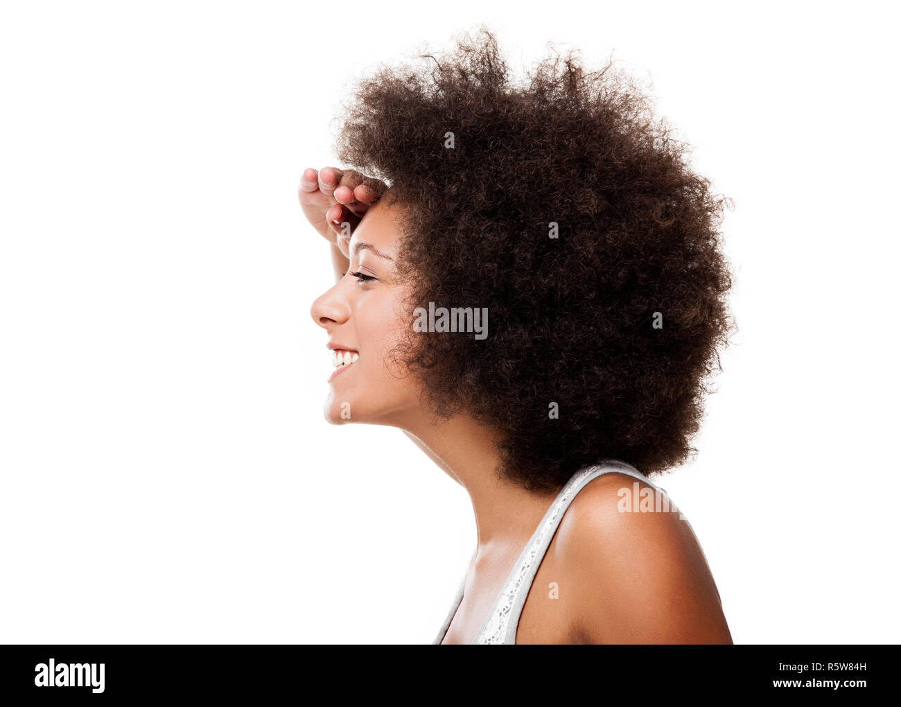 Girls looking somewhere hi-res stock photography and images - Alamy