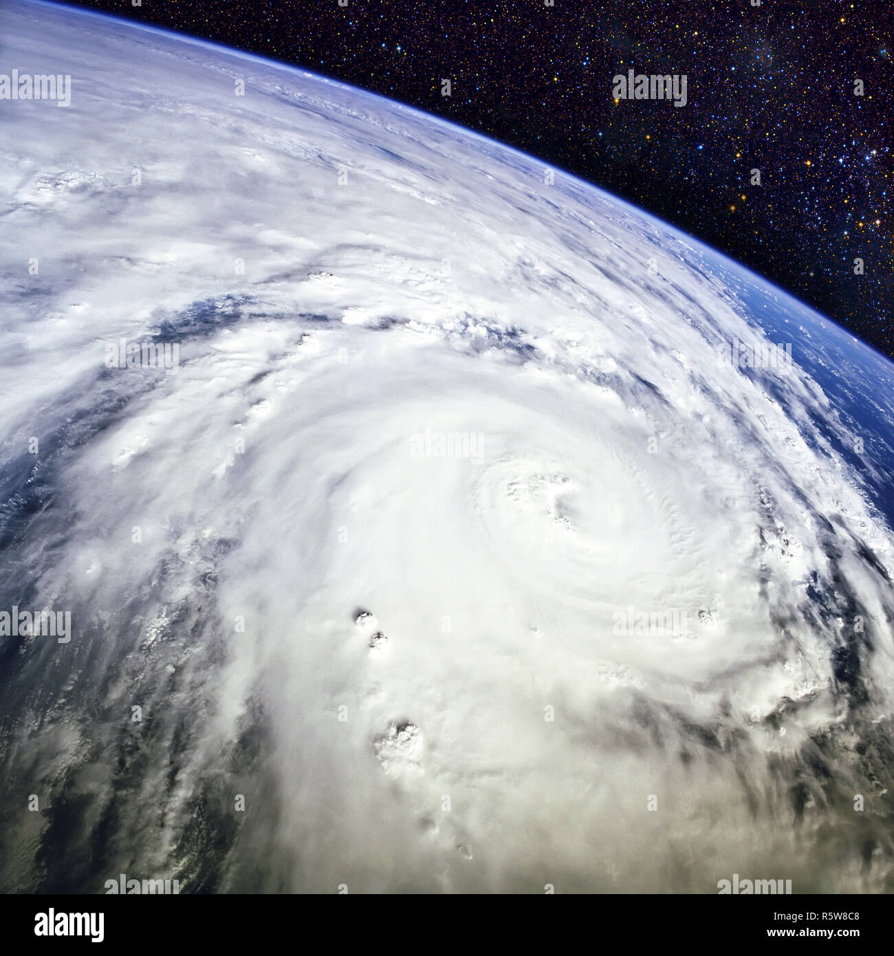 Cyclone over planet earth hi-res stock photography and images - Alamy