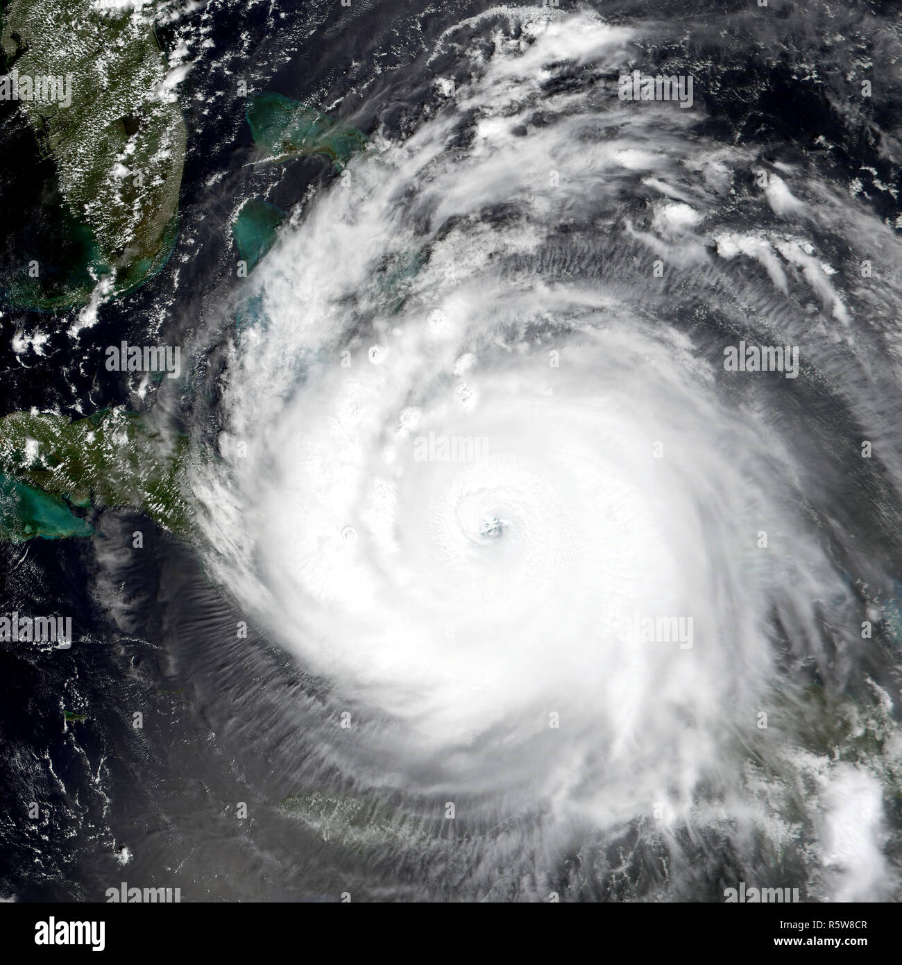 Typhoon over planet Earth. Elements of this image furnished by NASA ...