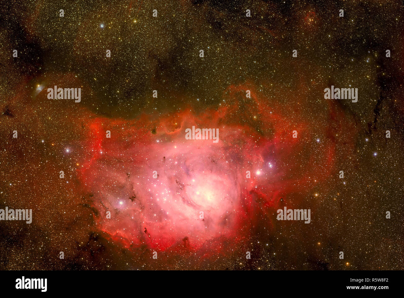 Lagoon Nebula located in the constellation Sagittarius Stock Photo - Alamy