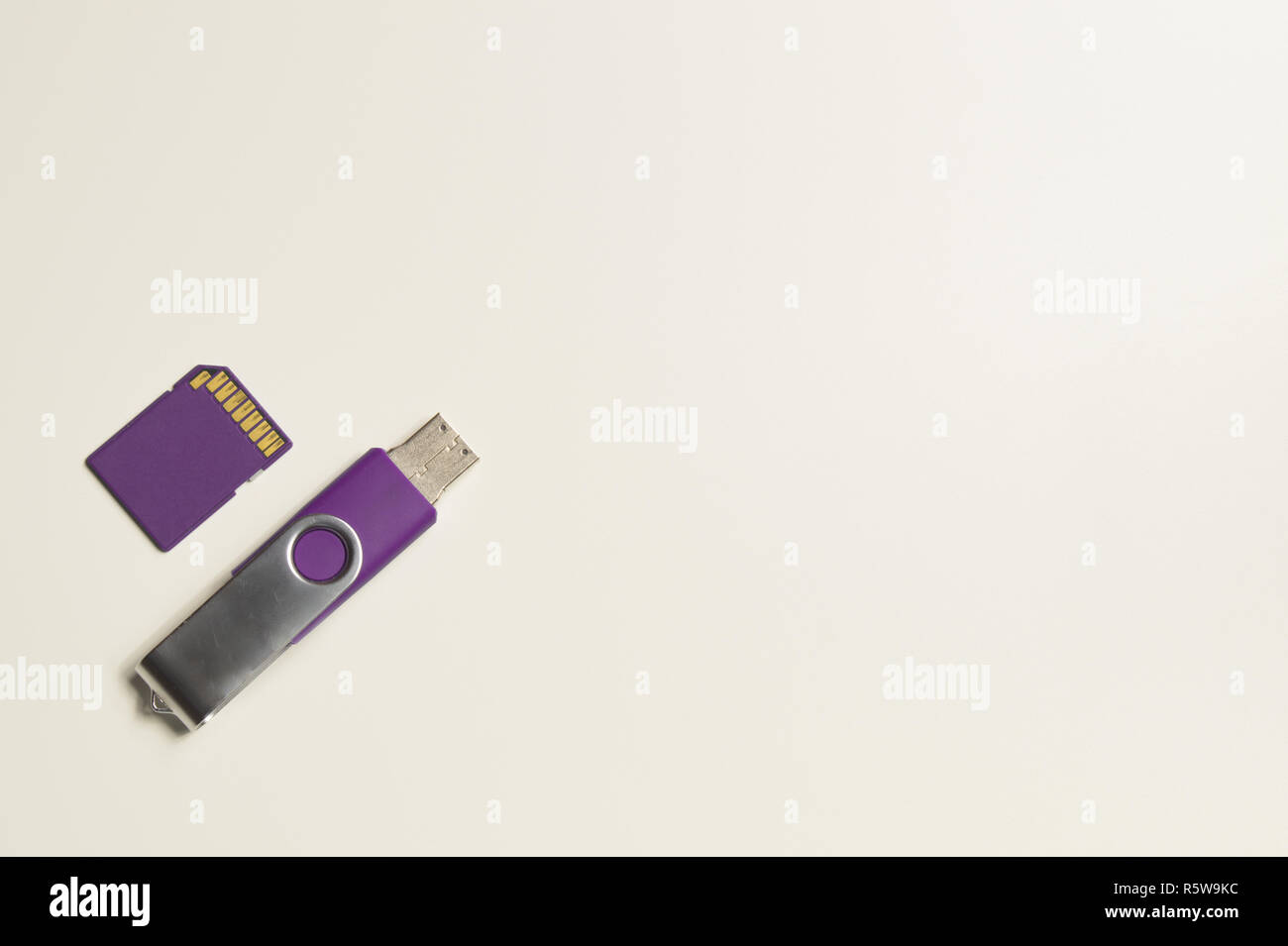 Drives and memory stick. isolated on white background Stock Photo - Alamy