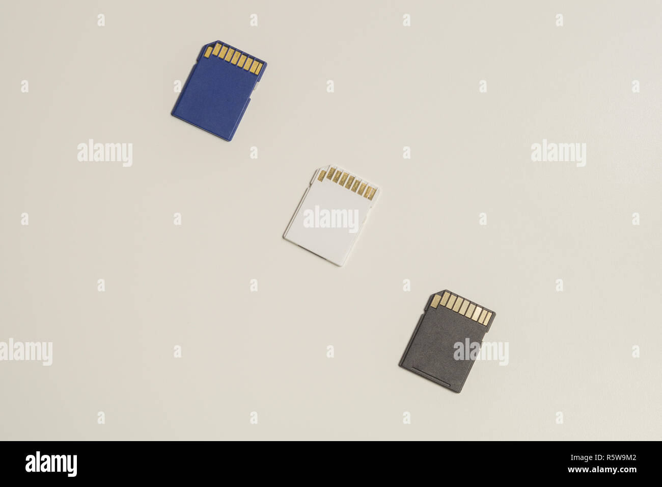 Memory card isolated on white background Stock Photo - Alamy