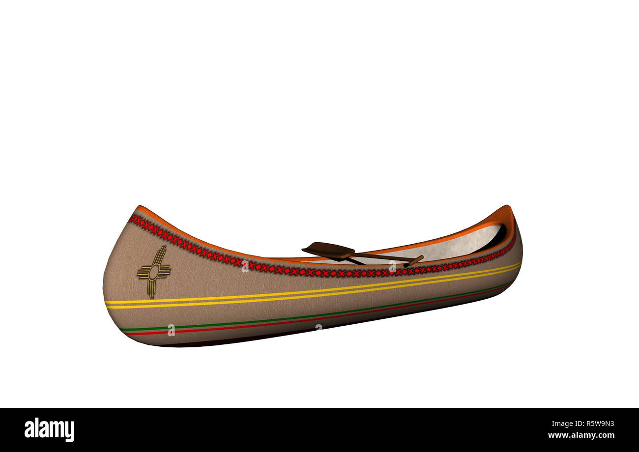 Indian with paddle Cut Out Stock Images & Pictures - Alamy