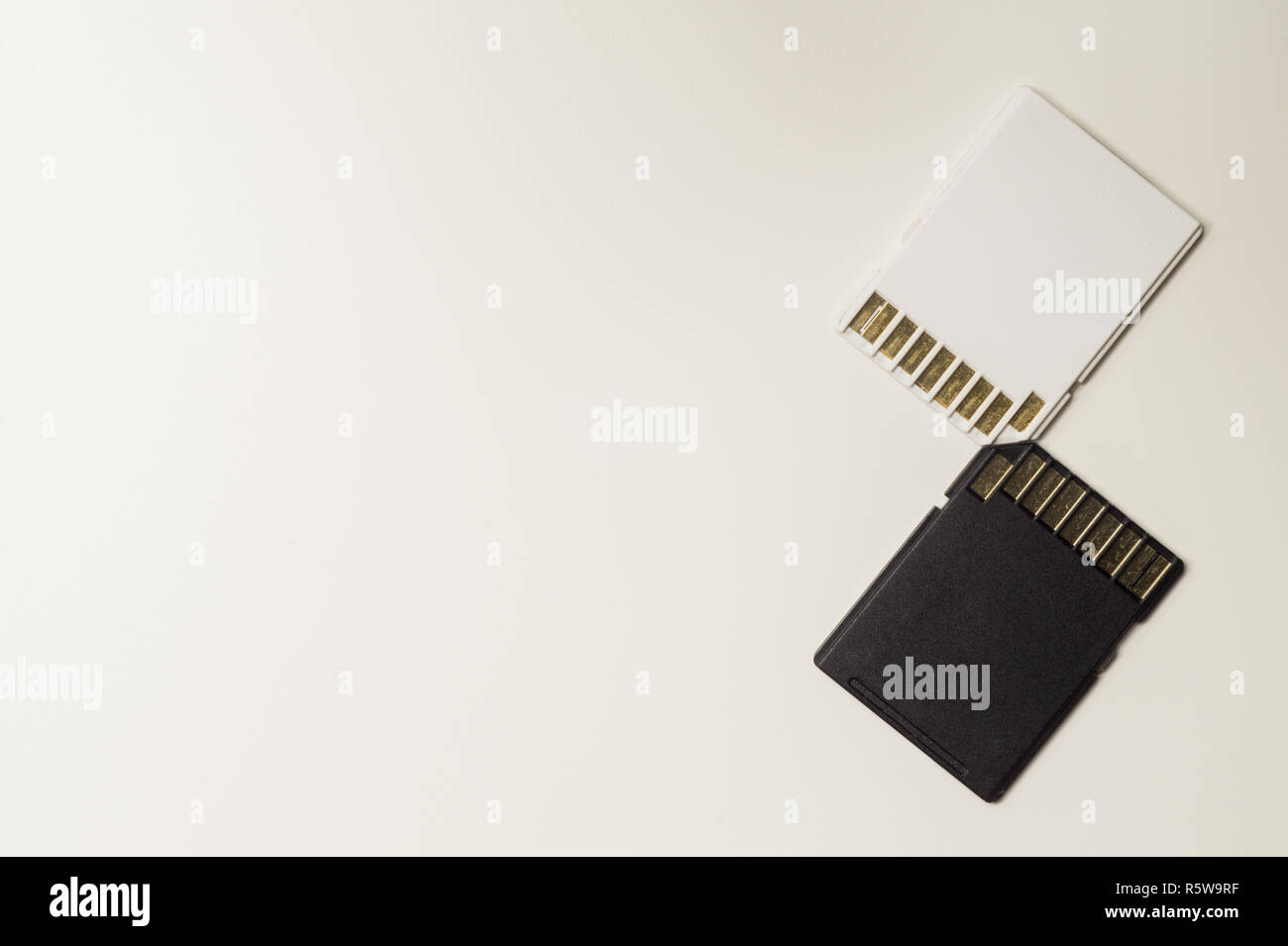 Memory card isolated on white background Stock Photo - Alamy