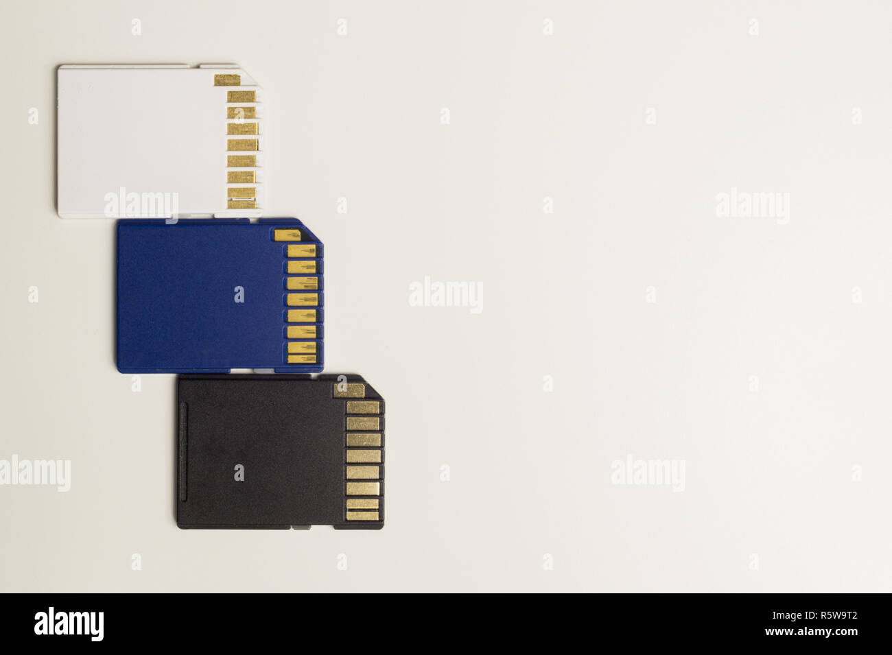 Memory card isolated on white background Stock Photo - Alamy