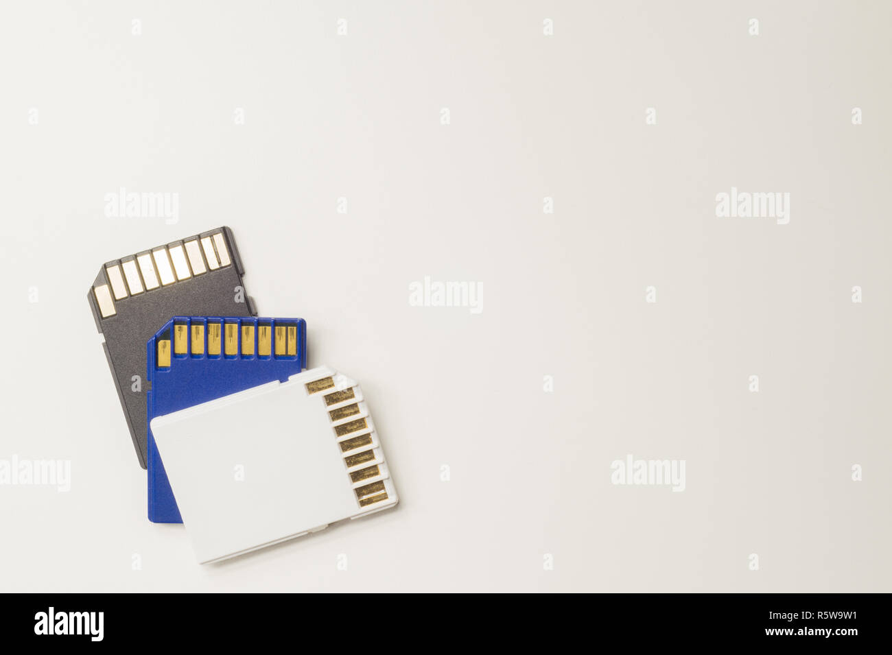 Memory card isolated on white background Stock Photo - Alamy
