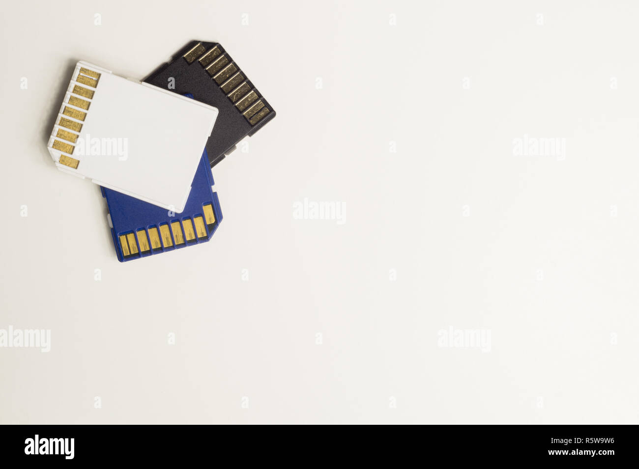 Memory card isolated on white background Stock Photo - Alamy