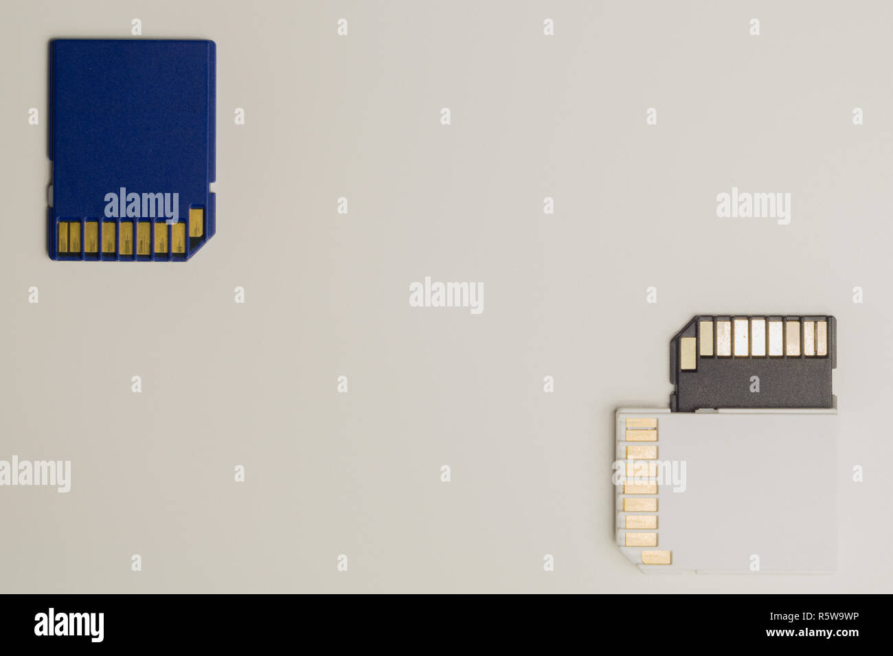 Memory card isolated on white background Stock Photo - Alamy