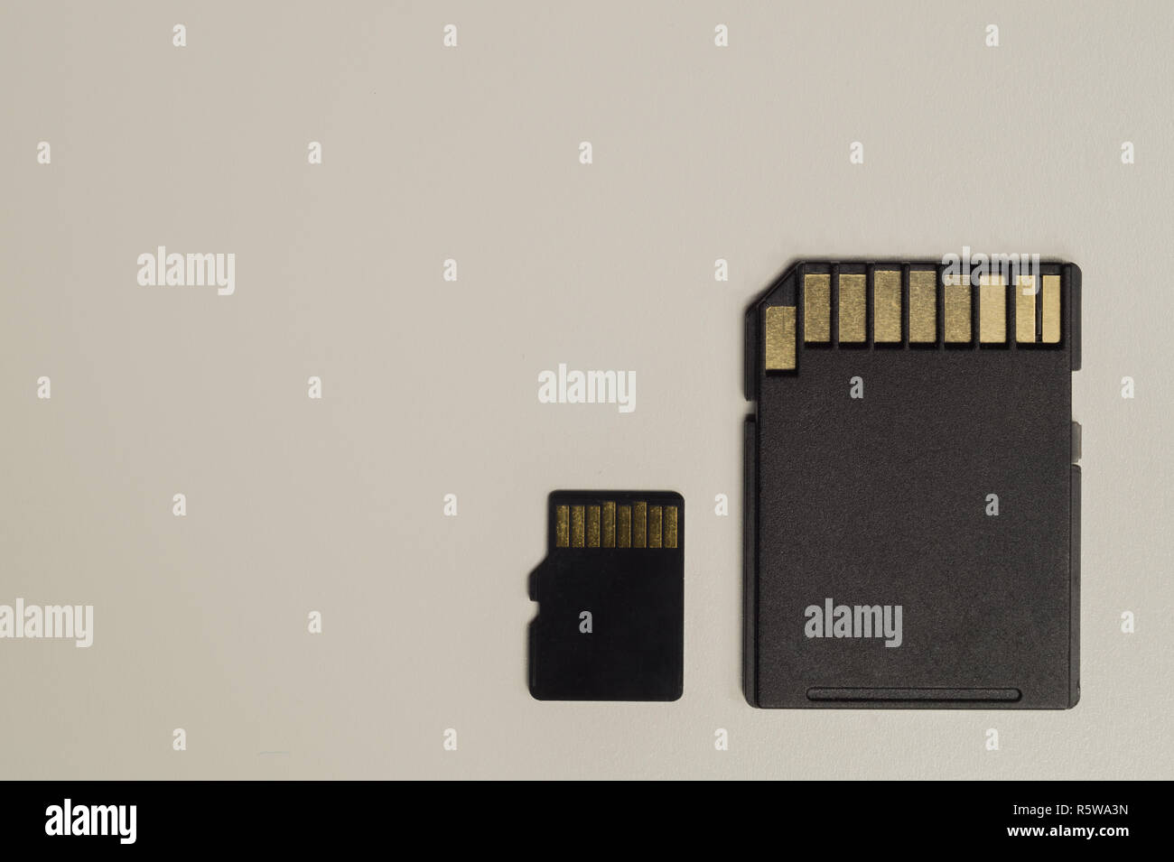 Memory card isolated on white background Stock Photo - Alamy