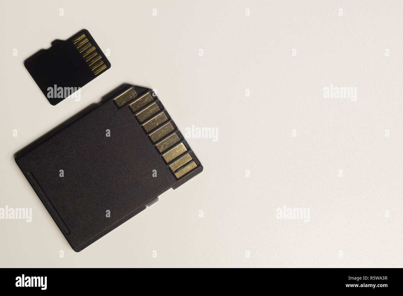 Memory card isolated on white background Stock Photo - Alamy