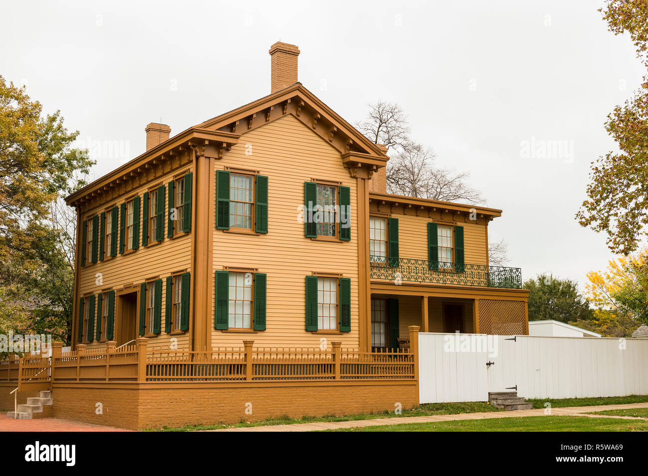 Abraham lincolns home hi-res stock photography and images - Alamy