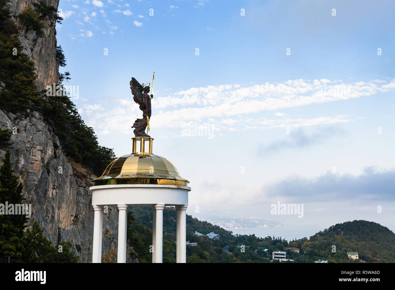 statue of Holy Archangel Michael in Oreanda Stock Photo - Alamy
