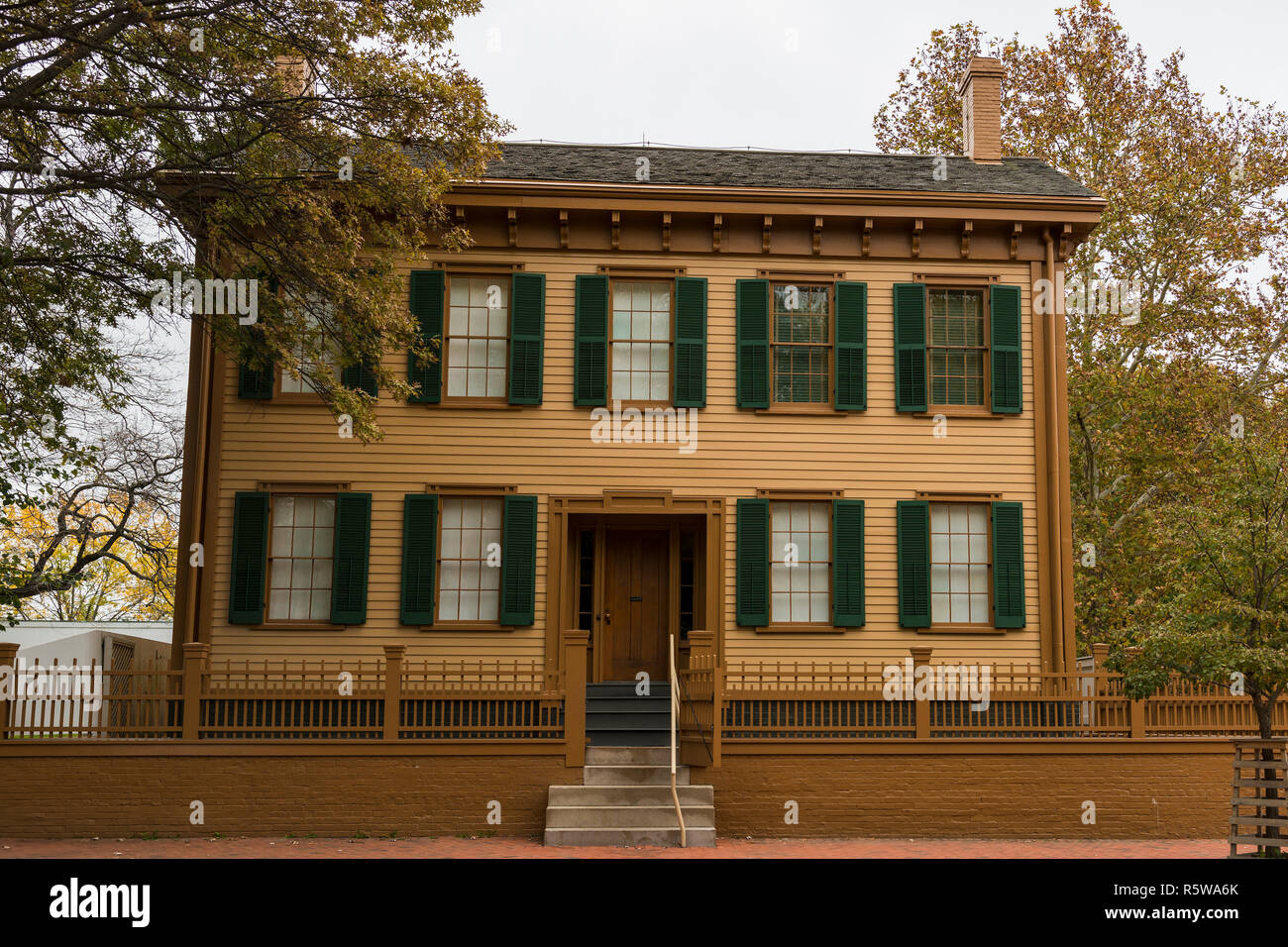 Abraham lincolns home hi-res stock photography and images - Alamy