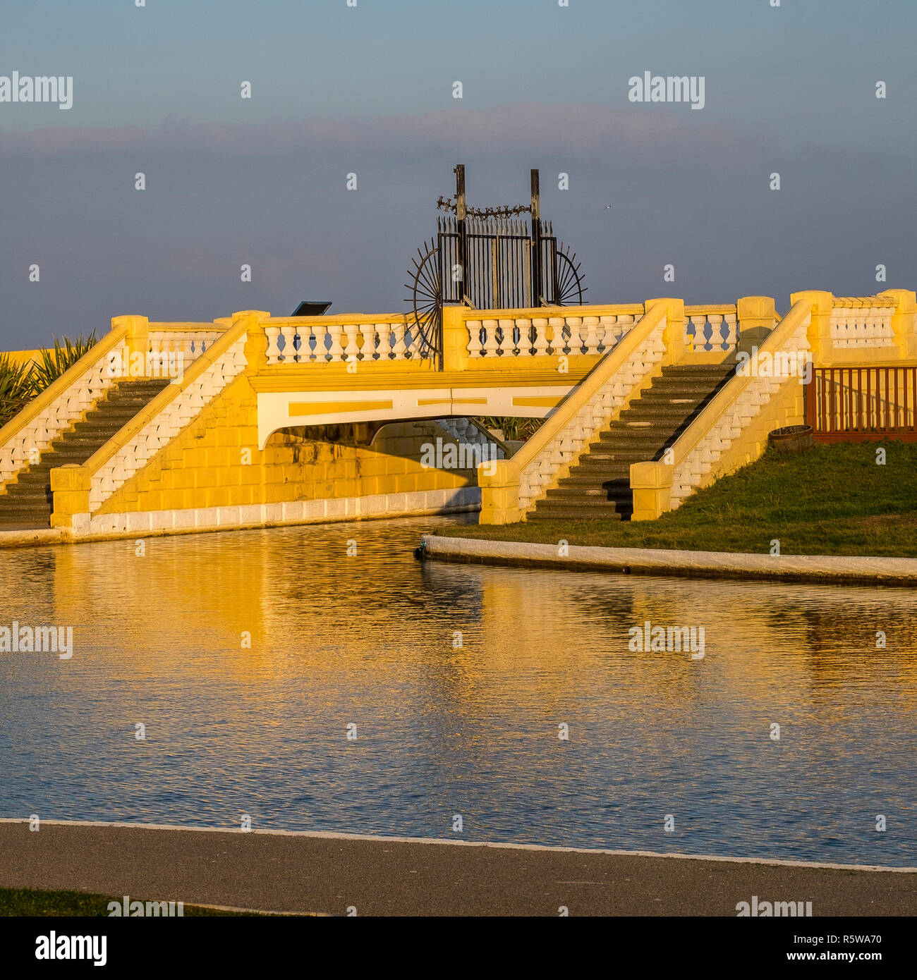boating lake at redcar, north yorkshire, uk Stock Photo - Alamy