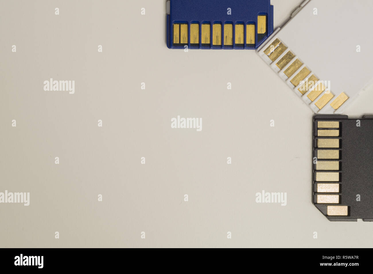 Memory card isolated on white background Stock Photo - Alamy