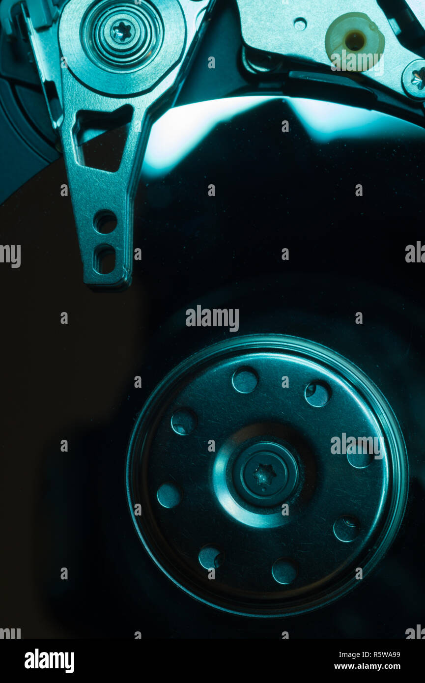 Hdd. open hard disk drive. The concept of data storage Stock Photo - Alamy