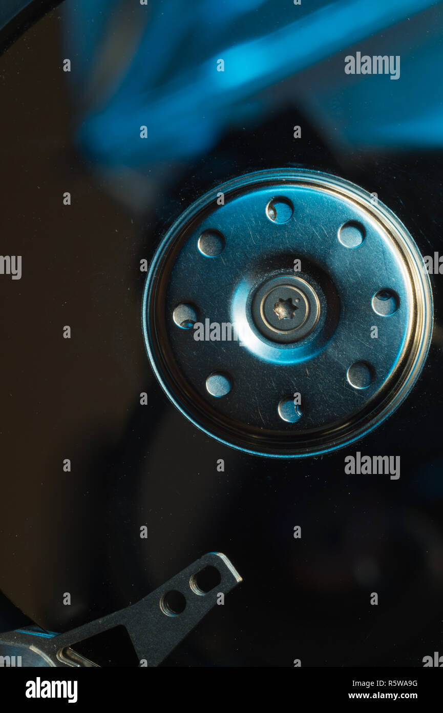 Hdd. open hard disk drive. The concept of data storage Stock Photo - Alamy