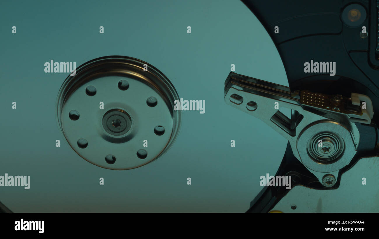 Hdd. open hard disk drive. The concept of data storage Stock Photo - Alamy