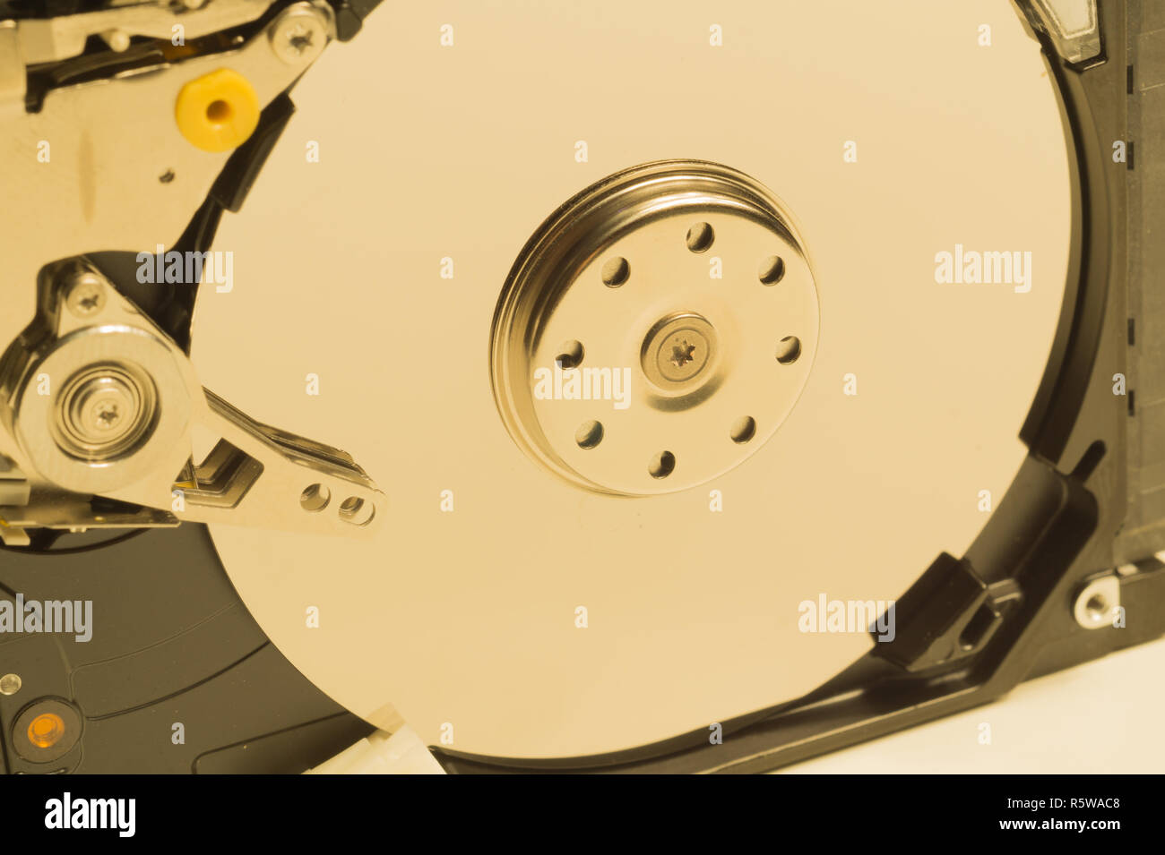 Hdd. open hard disk drive. The concept of data storage Stock Photo - Alamy