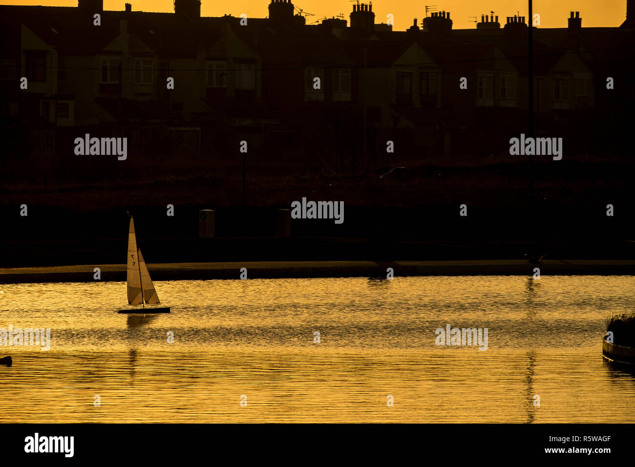 Redcar boating lake hi-res stock photography and images - Alamy