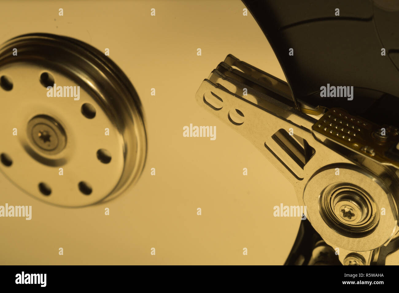 Hdd. open hard disk drive. The concept of data storage Stock Photo - Alamy