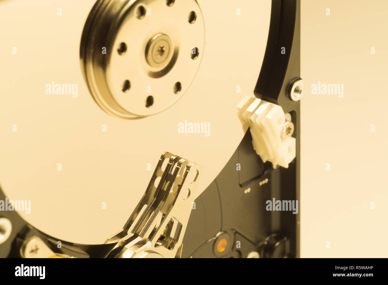 Hdd. open hard disk drive. The concept of data storage Stock Photo - Alamy
