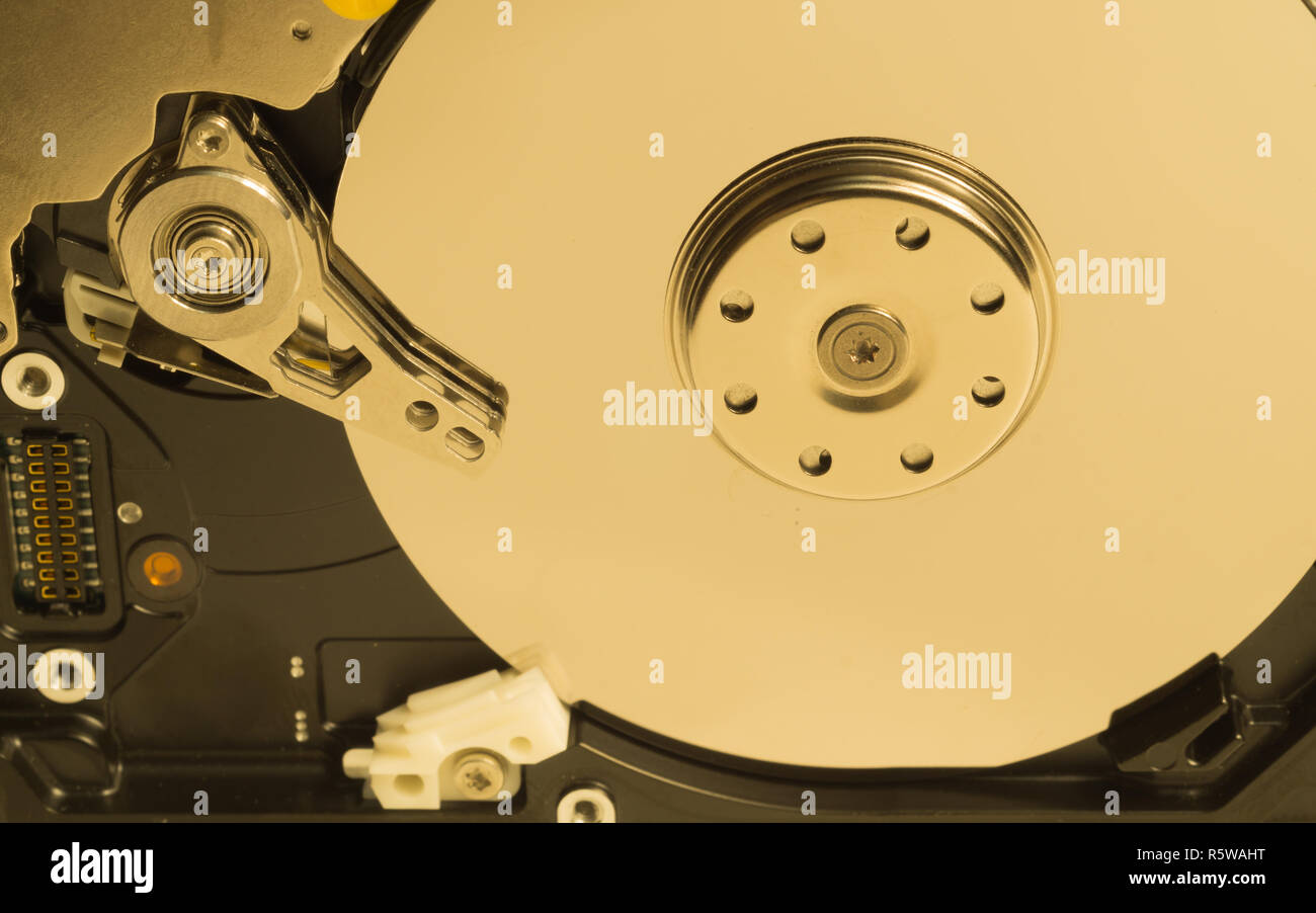 Hdd. open hard disk drive. The concept of data storage Stock Photo - Alamy