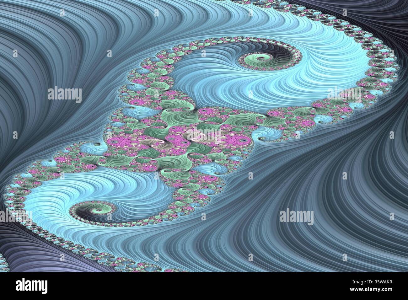 This is an image of fractal art. Fractals are unique pieces of artwork ...