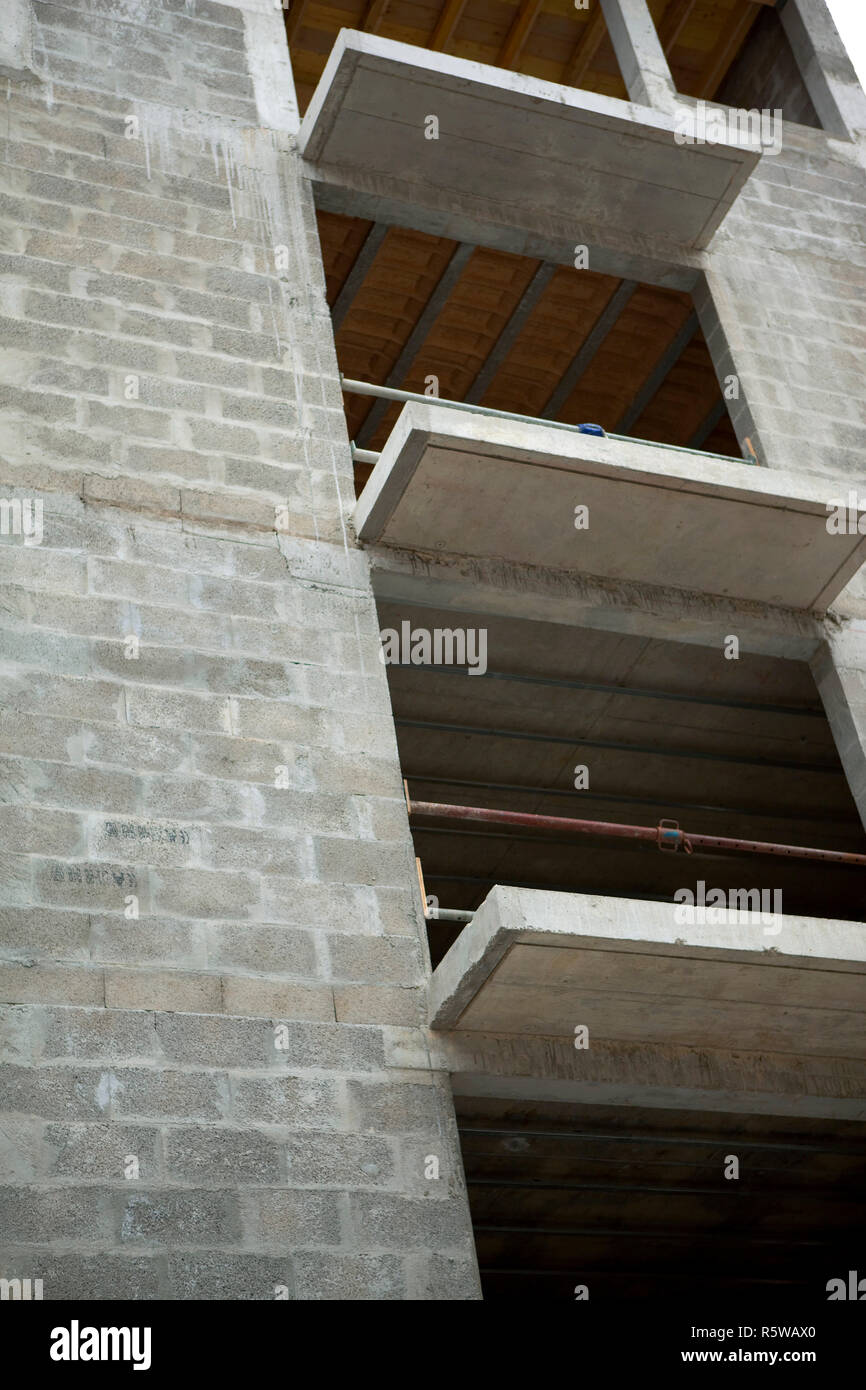 Concrete blockwork wall hi-res stock photography and images - Alamy