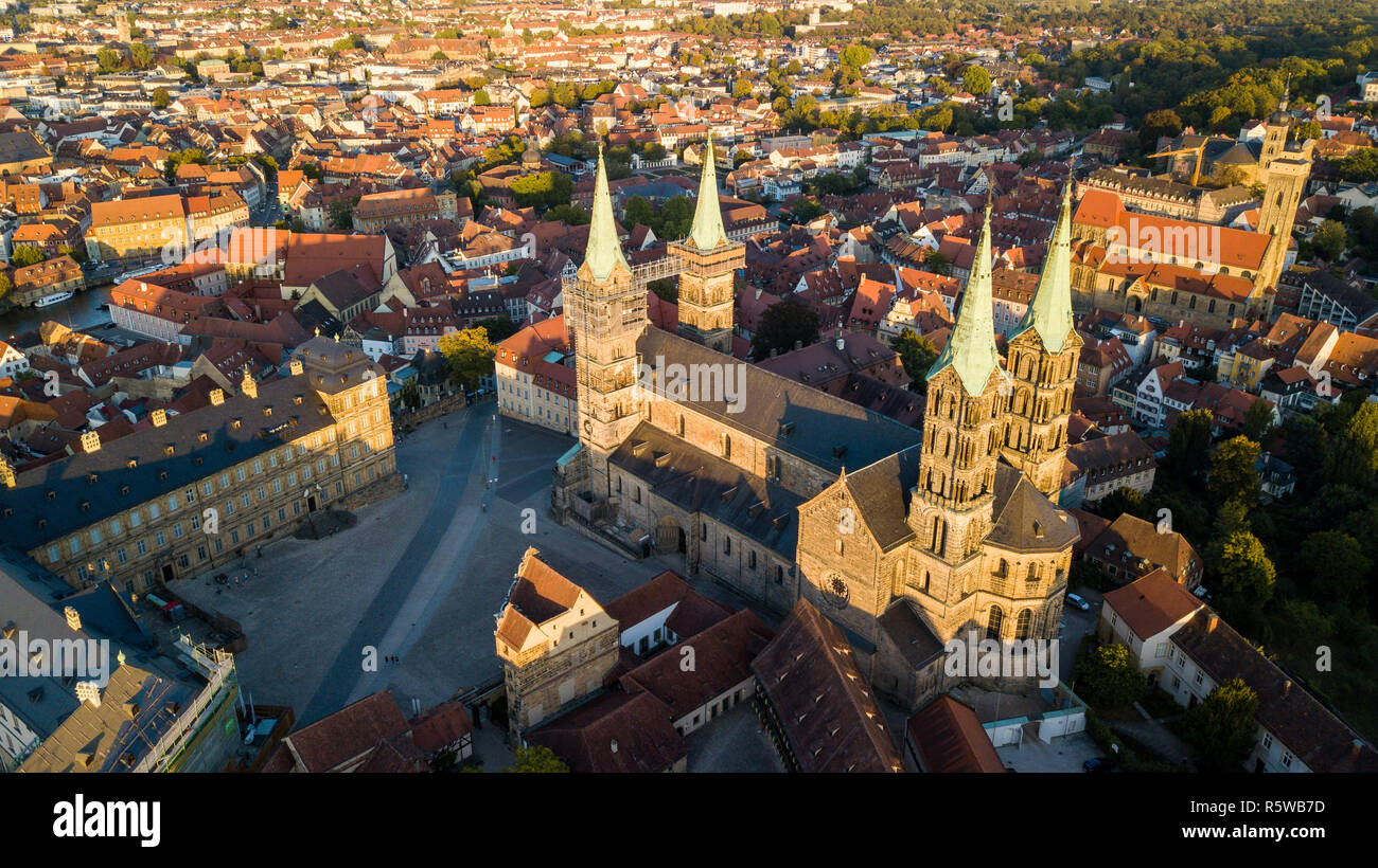 Bamberger Dom or Bamberg Cathedral, Altstadt or Old Town, Bamberg ...